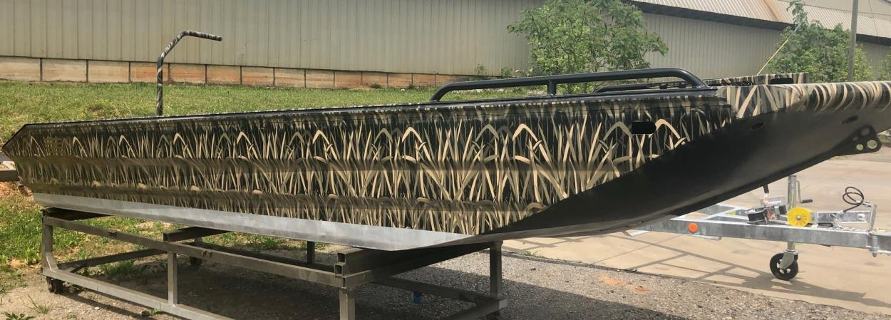 Transport a 18ft prodigy aluminum mudboat hull and motor on tr to ...