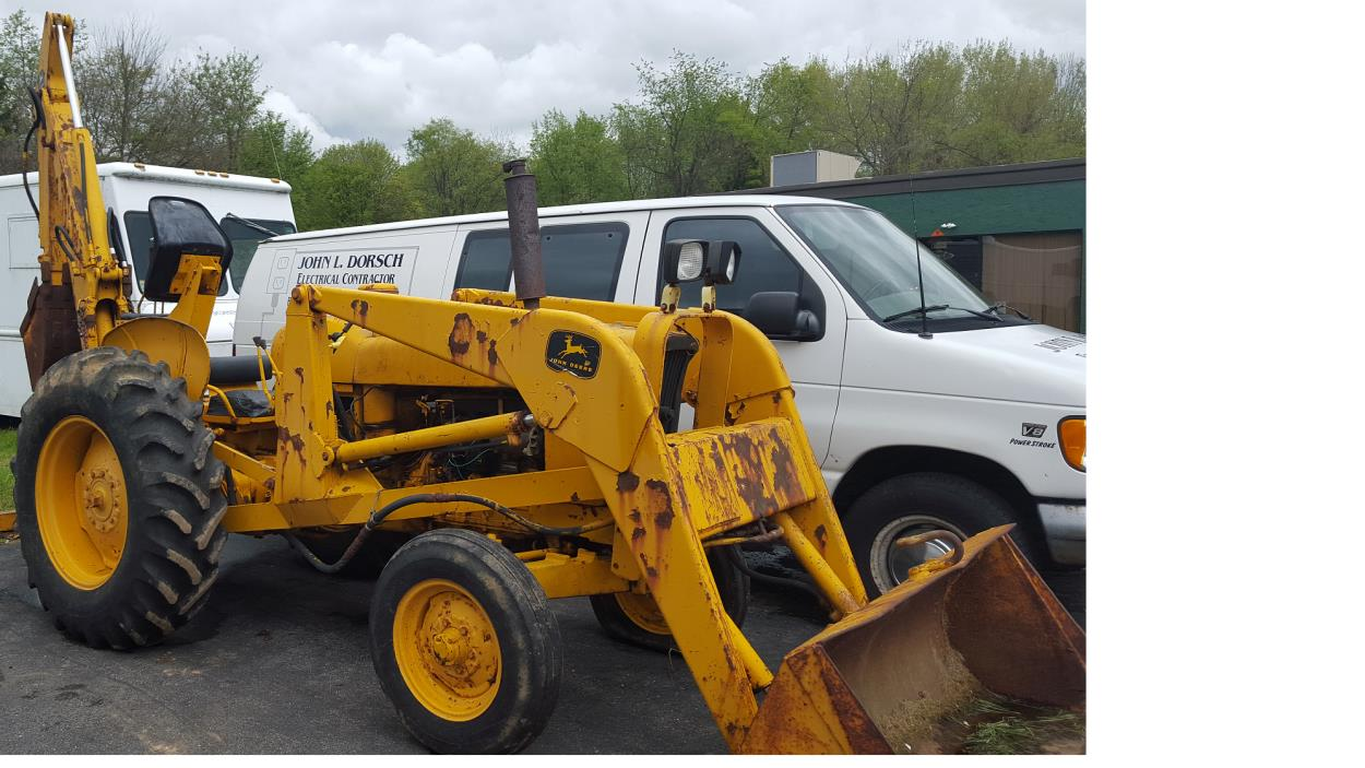 Equipment Shipping Loader with Backhoe John Deere 1010 (1961) to ...