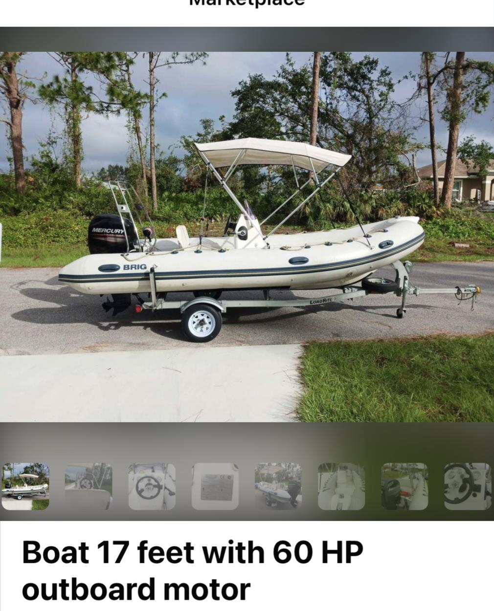 Ship a 17 foot Brig (RIB) on single axle trailer. to Pinecrest | uShip