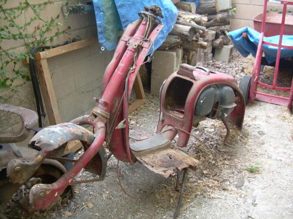 Ship a 1959 Lambretta Frame to Houston | uShip