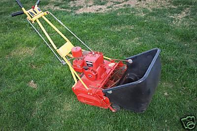 Equipment Movers McLane 20" front throw reel mower lawnmower w/catc to ...
