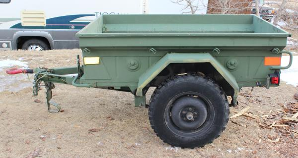 Transport a small 1/4-ton military trailer to Portland | uShip