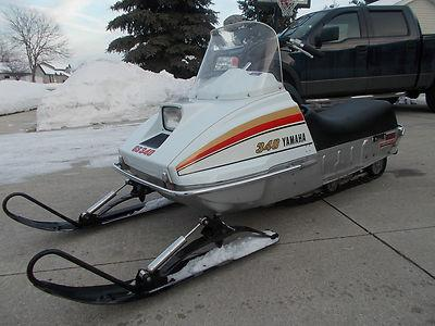 Yamaha 340 Snowmobile