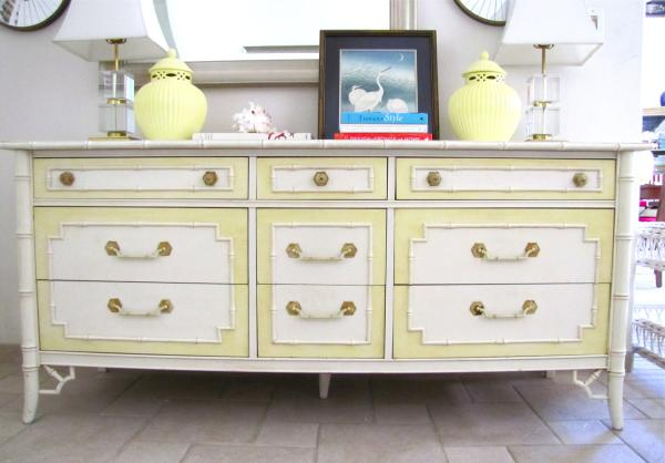 Deliver a Thomasville Faux Bamboo Allegro Collection Triple to Glen ...
