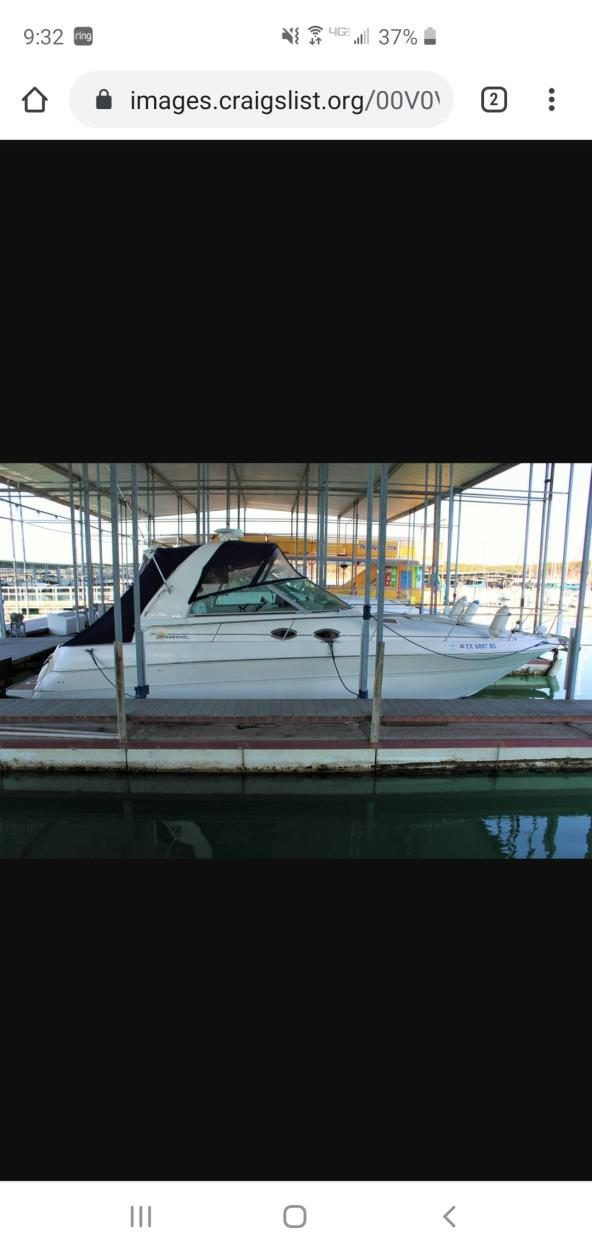 Quote to Ship a 1998 Sea Ray Sundancer 310 with outdrives to Willis | uShip
