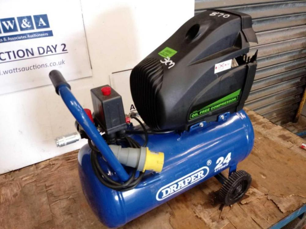 Move a DRAPER L24 110v oil free Compressor to Fillongley | uShip