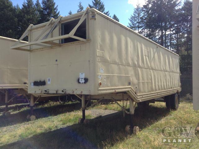 Equipment Transport US ARMY Tank Automotive Command M373A2 Van Trailer ...
