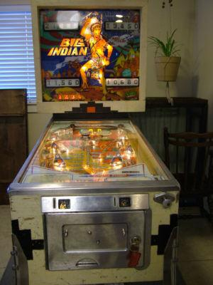 Ship a Vintage Gottlieb Big Indian Pinball Machine WORKS! to ...