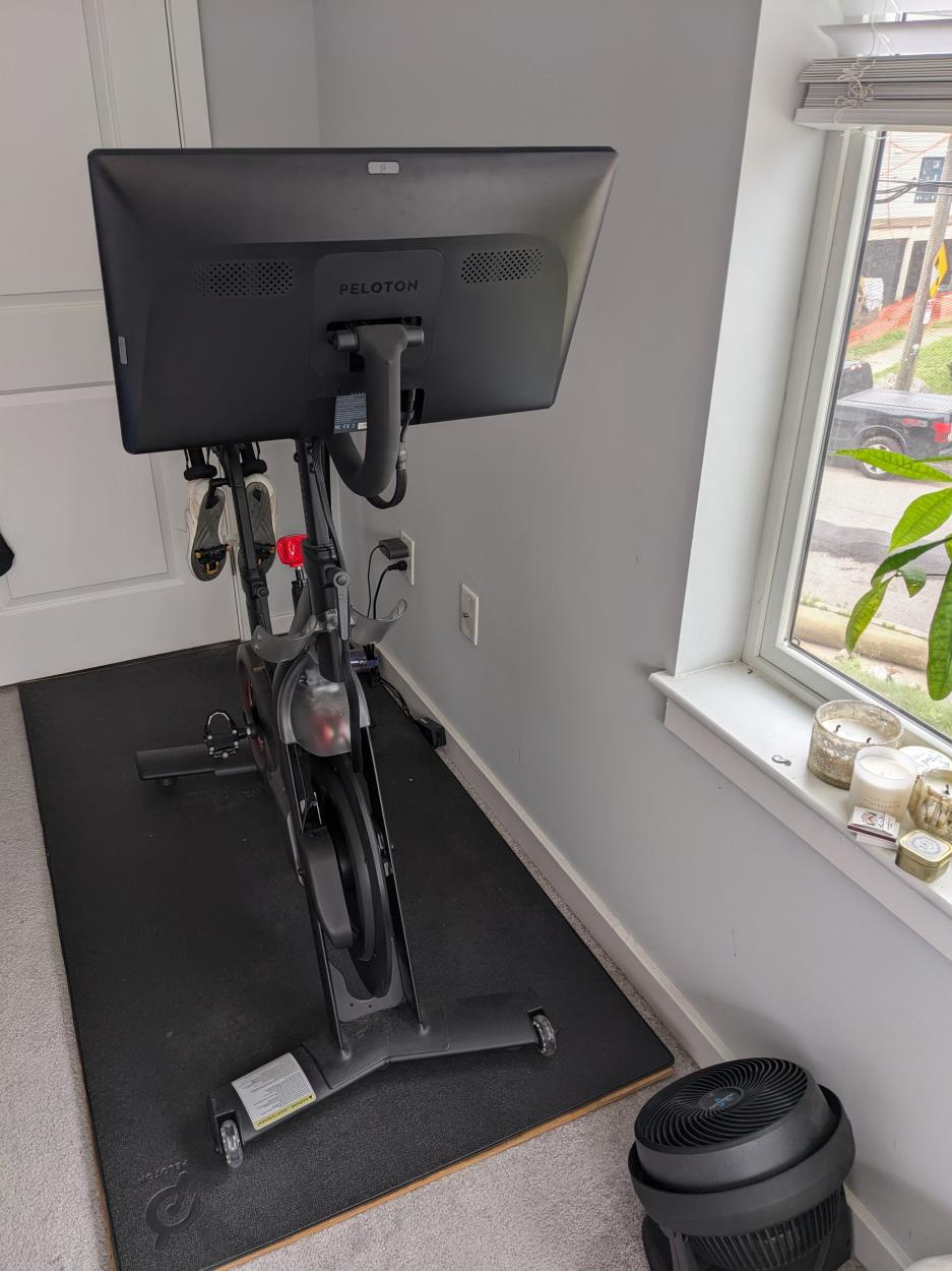 Deliver a Jul 23: Peloton Bike with mat and piece of wood to Pittsburgh ...