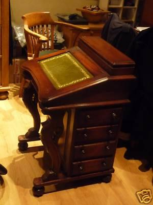 Move a Captains Desk / Davenport Bureau / Mini Desk - Mah to Darlington ...