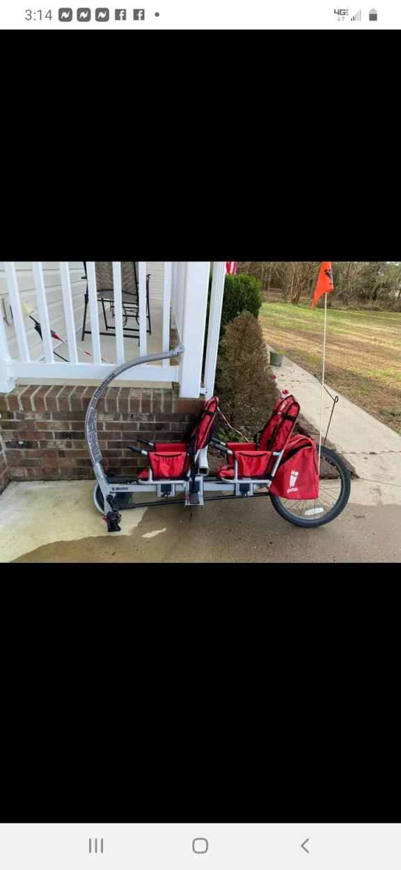 Deliver a Bicycle pull behind trailer for kids to Winston-Salem | uShip